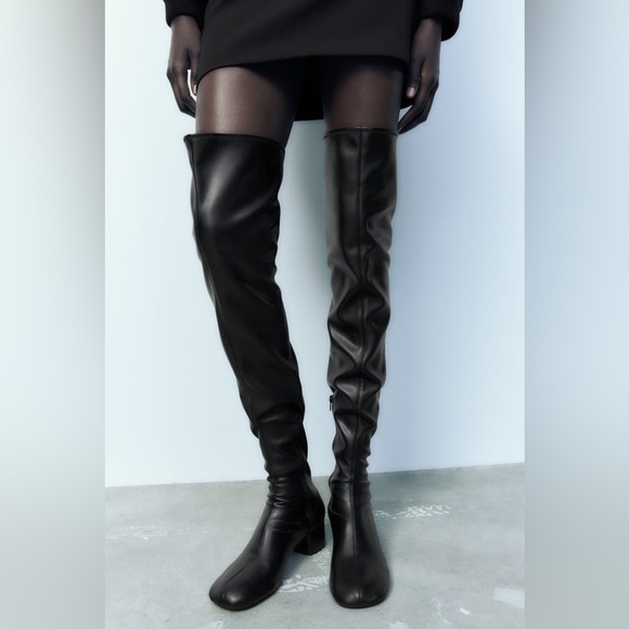 Zara | Shoes | Zara Over The Knee Boots | Poshmark